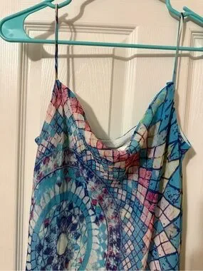 Giorgio Fiorelli | Dresses | Giorgio Fiorelli Teal And Pink Mosaic ...